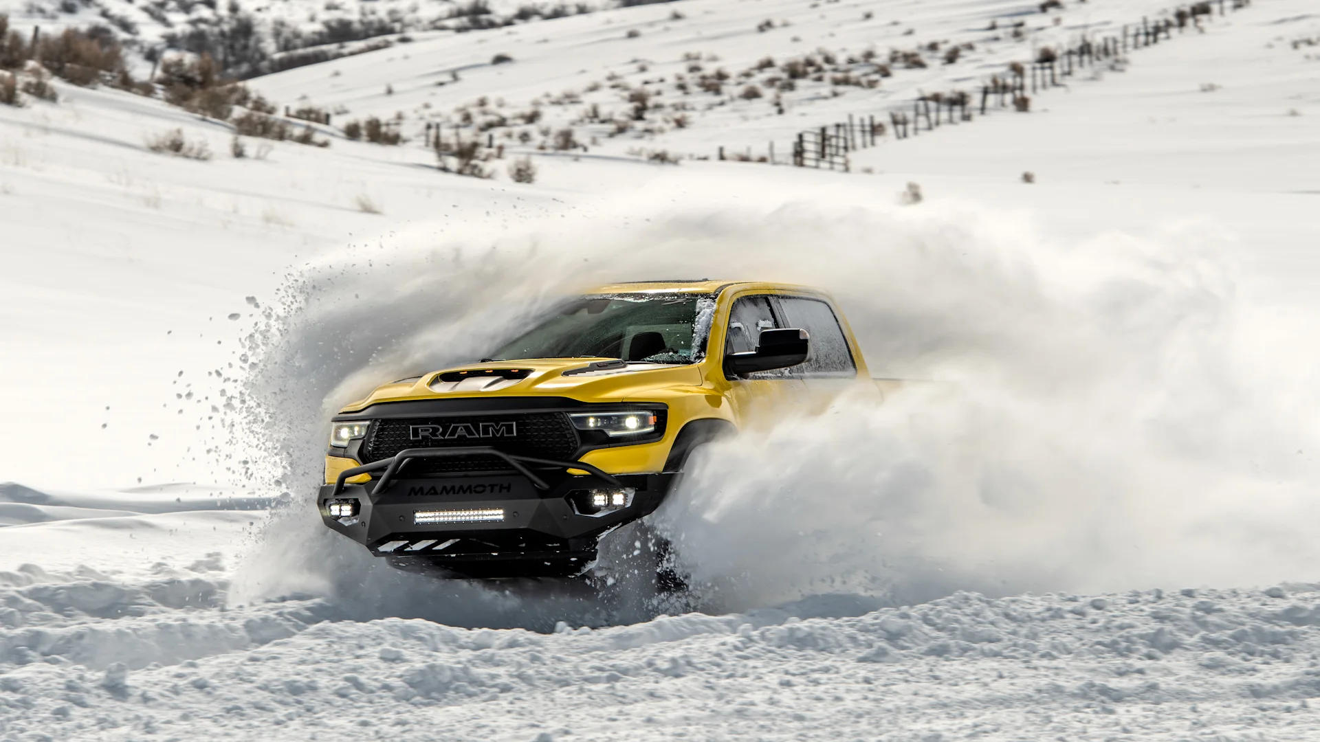 1,000 HP MAMMOTH TRX Eats Up FRESH Colorado Powder