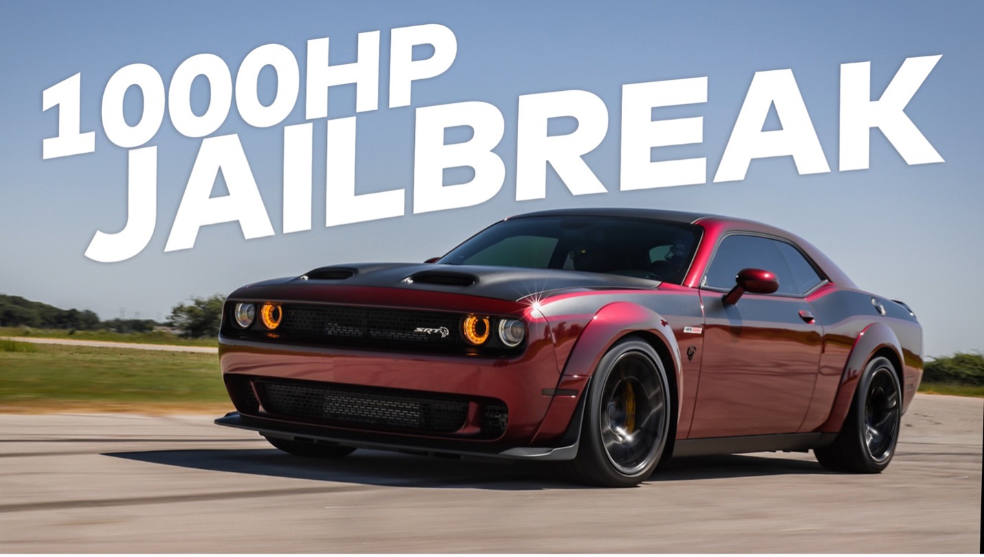 1 000 Horsepower JAILBREAK Hellcat Challenger RIPS On Track