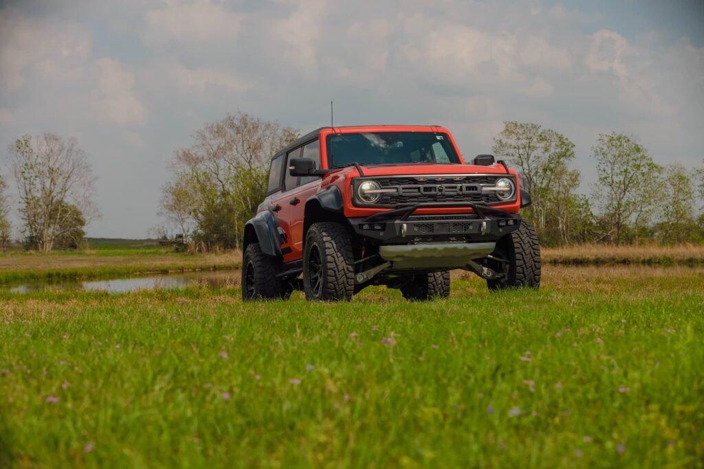 2022 Orange Ford Bronco Raptor For Sale by Hennessey