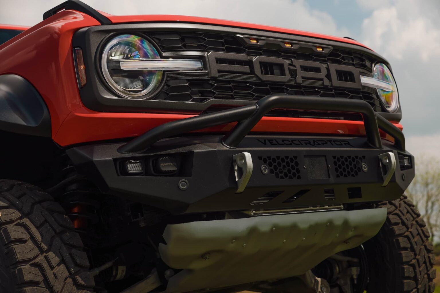 2022 Orange Ford Bronco Raptor For Sale by Hennessey