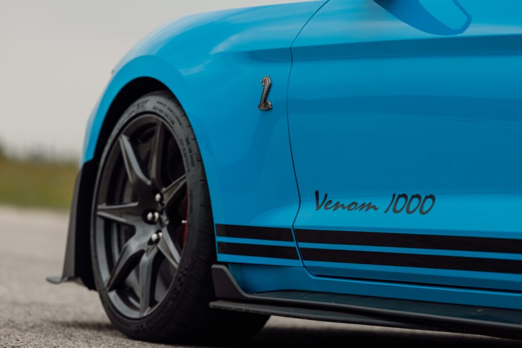 2022 Grabber Blue Mustang GT500 for Sale - Hennessey Performance