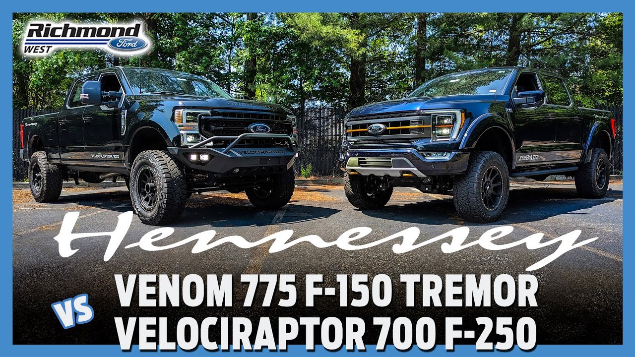 'Venom 775' Ford F-150 and 'VelociRaptor 700' Ford F-250 Comparison