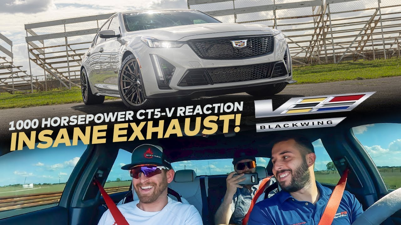 1000 HP Supercharged Cadillac CUSTOMER REACTION // H1000 CT5-V ...