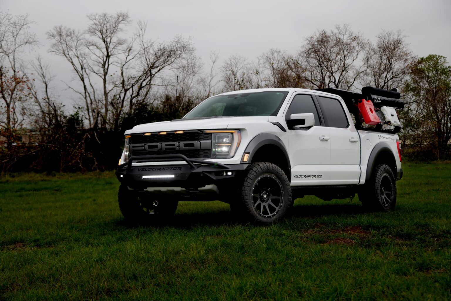 2022 White Overland Ford Raptor For Sale - Hennessey Performance
