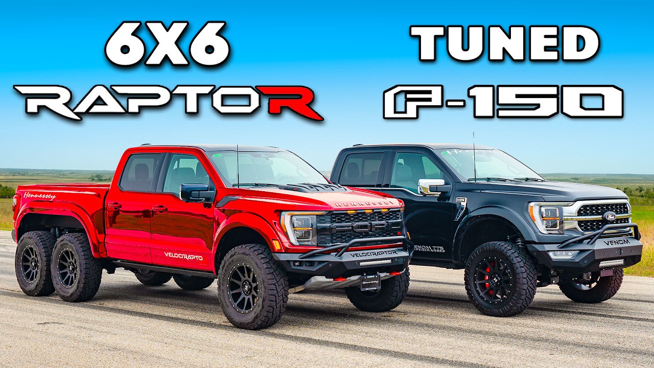 Hennessey F-150 R 6x6 v 775hp F-150: DRAG RACE