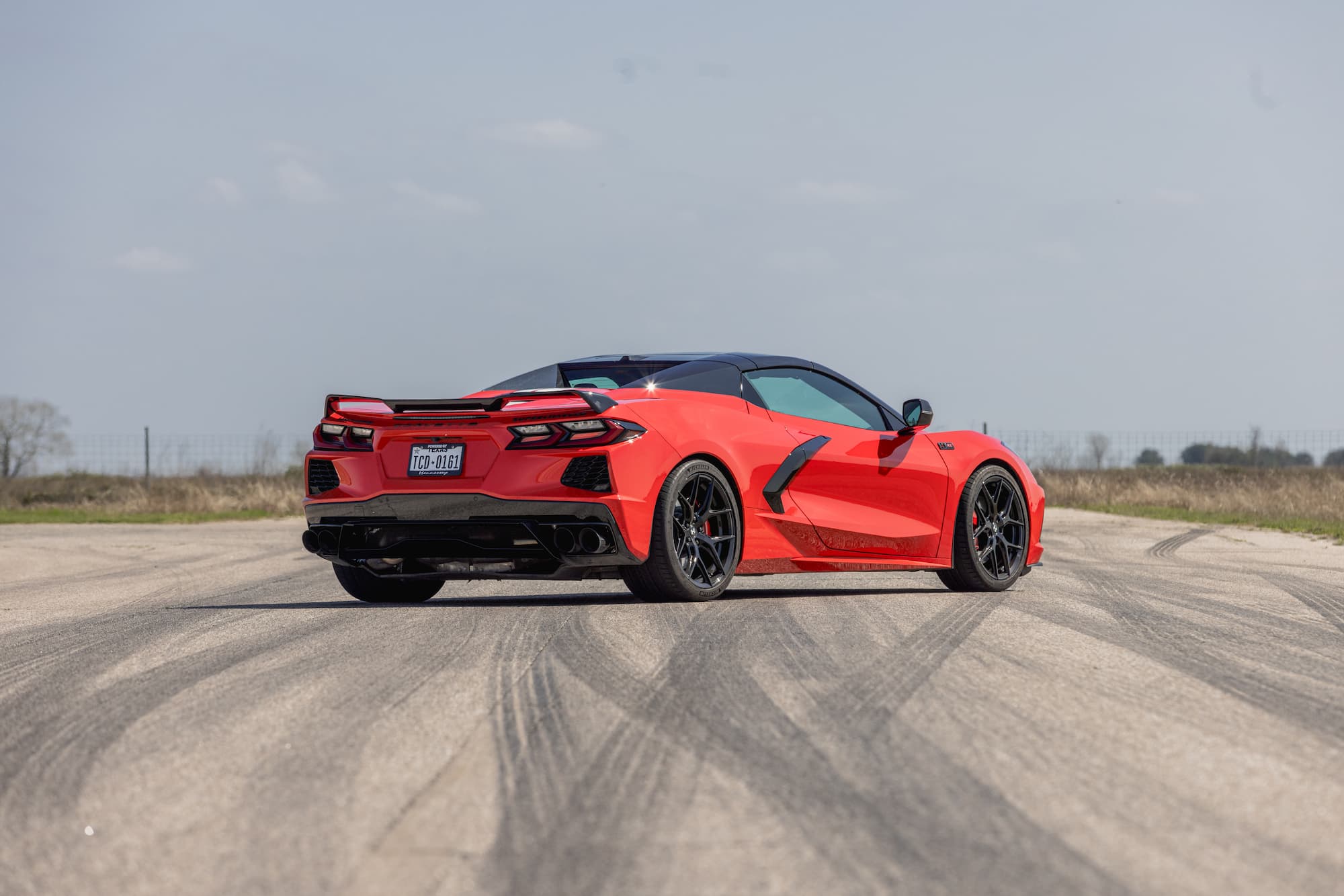 2023 Torch Red Corvette C8 Stingray Convertible for Sale - Hennessey ...