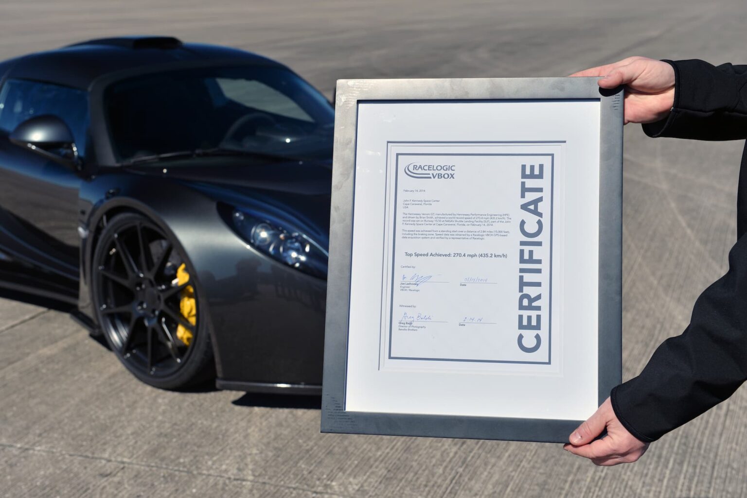 Hennessey Celebrates World's Fastest Car Accolade