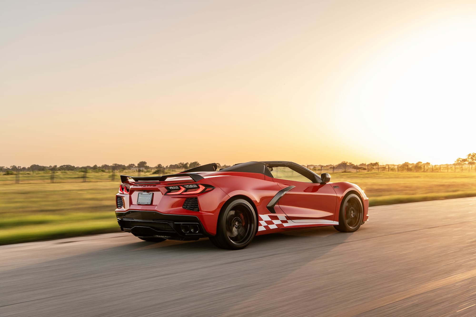 2023 Torch Red Corvette C8 Stingray Convertible for Sale - Hennessey ...