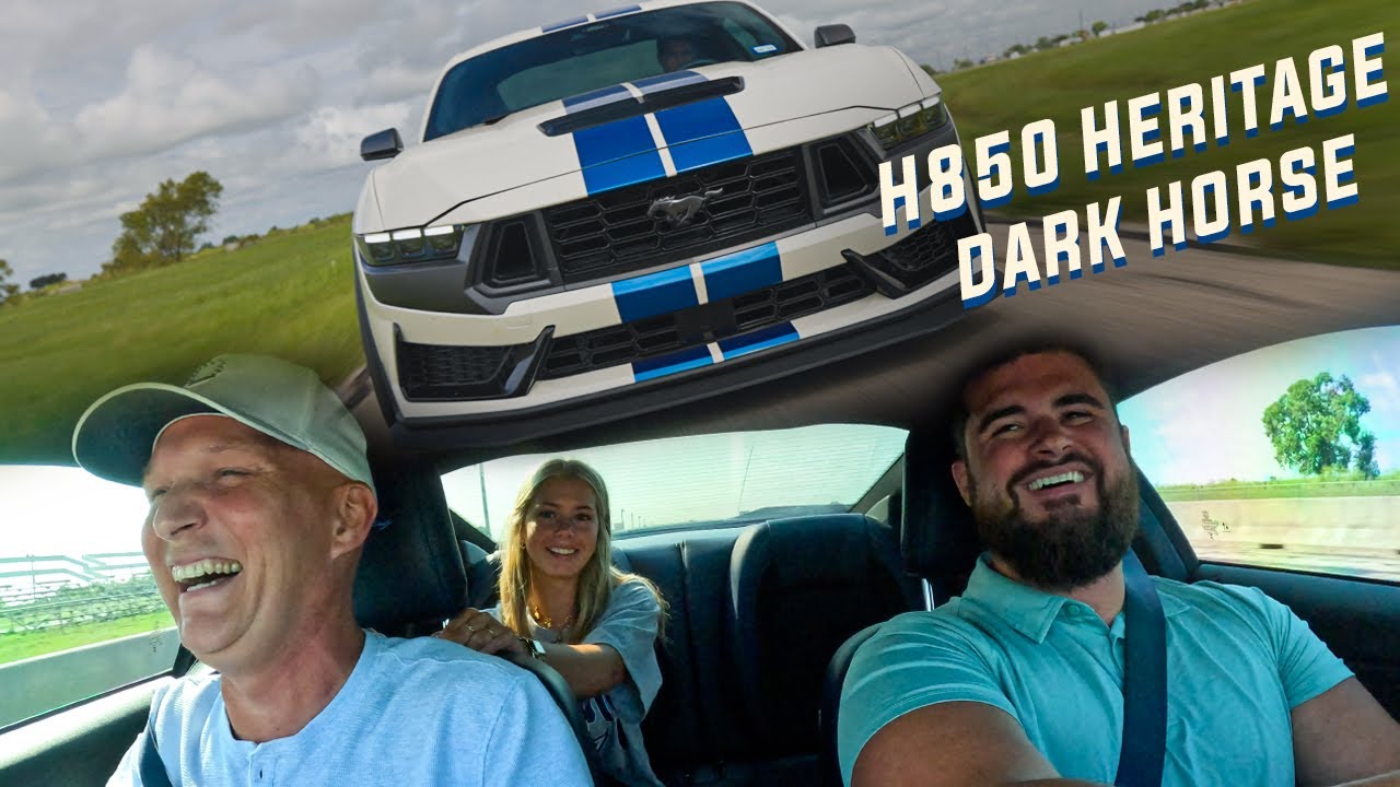 Wimbledon White 'Heritage' H850 Dark Horse Delivery | Customer Reaction to Supercharged Mustang