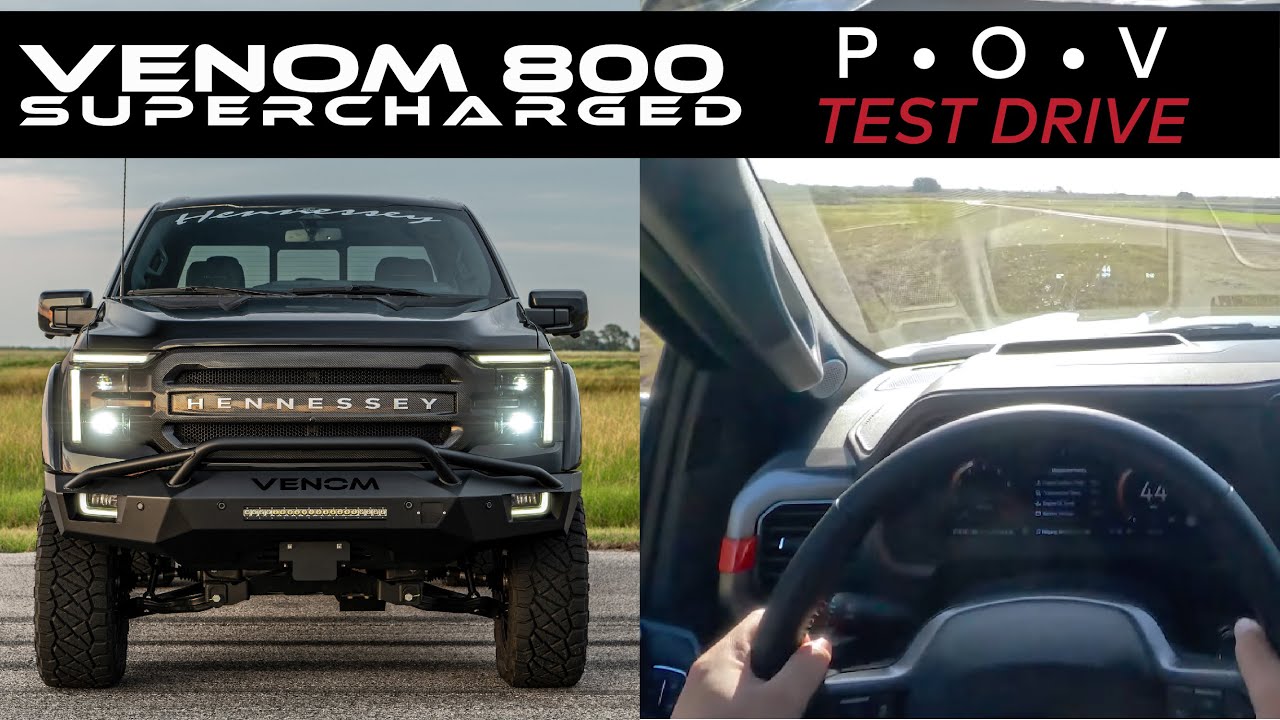Supercharged 800HP F-150 Review | POV Drive | Venom 800 by Hennessey