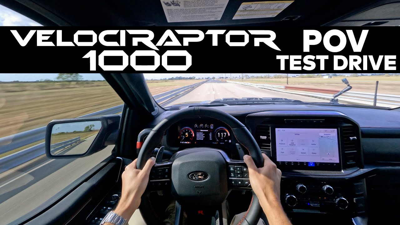 World's Most Popular Raptor | VelociRaptoR 1000 Test Drive | 1000 HP ...