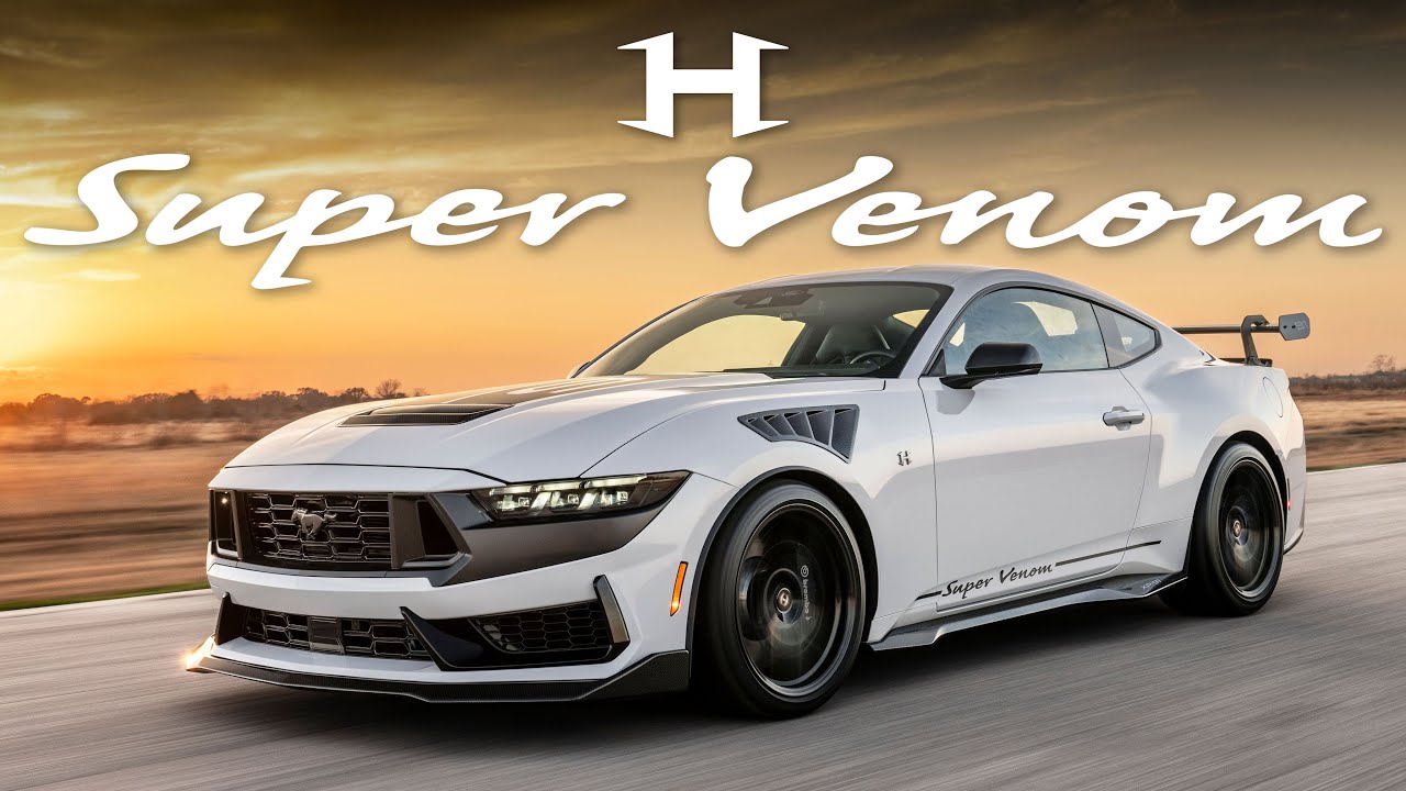 Hennessey SUPER VENOM Review | Supercharged 850 HP Dark Horse Mustang