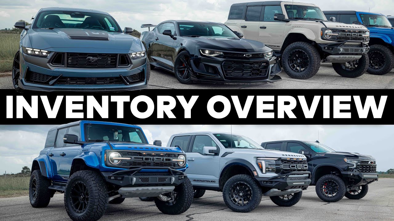 HOTTEST NEW HENNESSEY CARS, TRUCKS, and SUVS | Available for Global ...