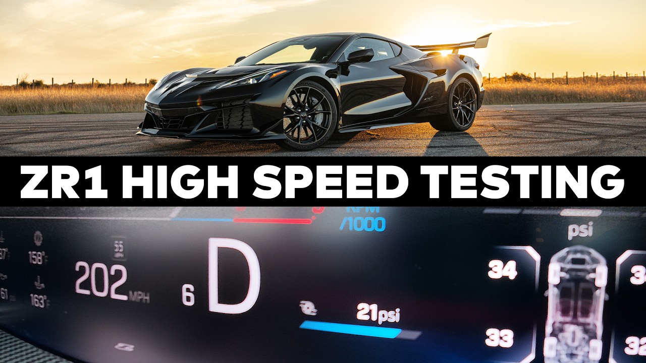 Chevrolet C8 Corvette ZR1 | Top Speed Testing | 200+ MPH