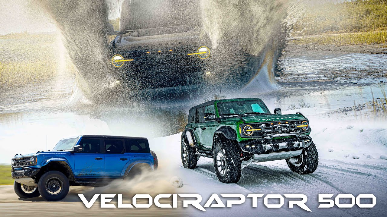 The BIGGEST. BADDEST. RADDEST. Ford Bronco Raptor | VelociRaptor 500 ...